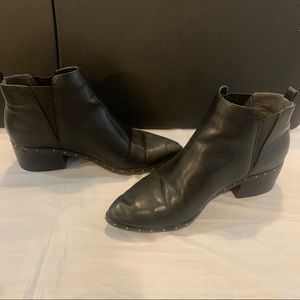 Bar III | Shoes | Bar Iii Black Studded Ankle Boots Size 6 | Poshmark